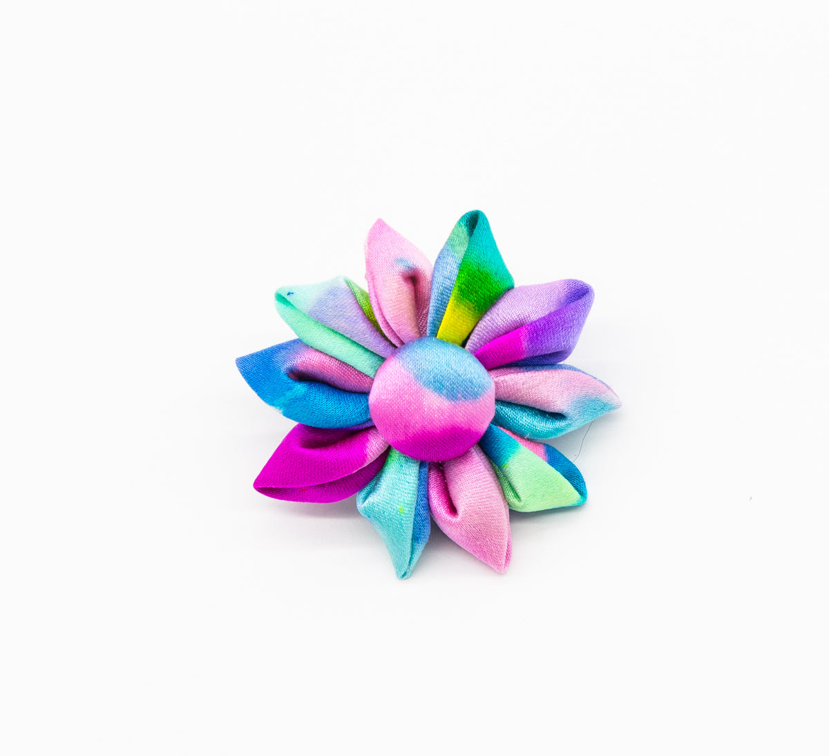 #1 Hand Painted Flower Silk Lapel Pin – Suze Ford Studios
